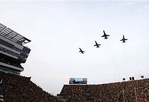 Review: Flyover at Kinnick Stadium was too low