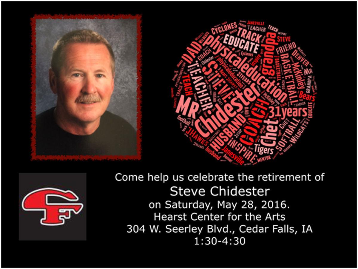 Happy Retirement, Steve Chidester!