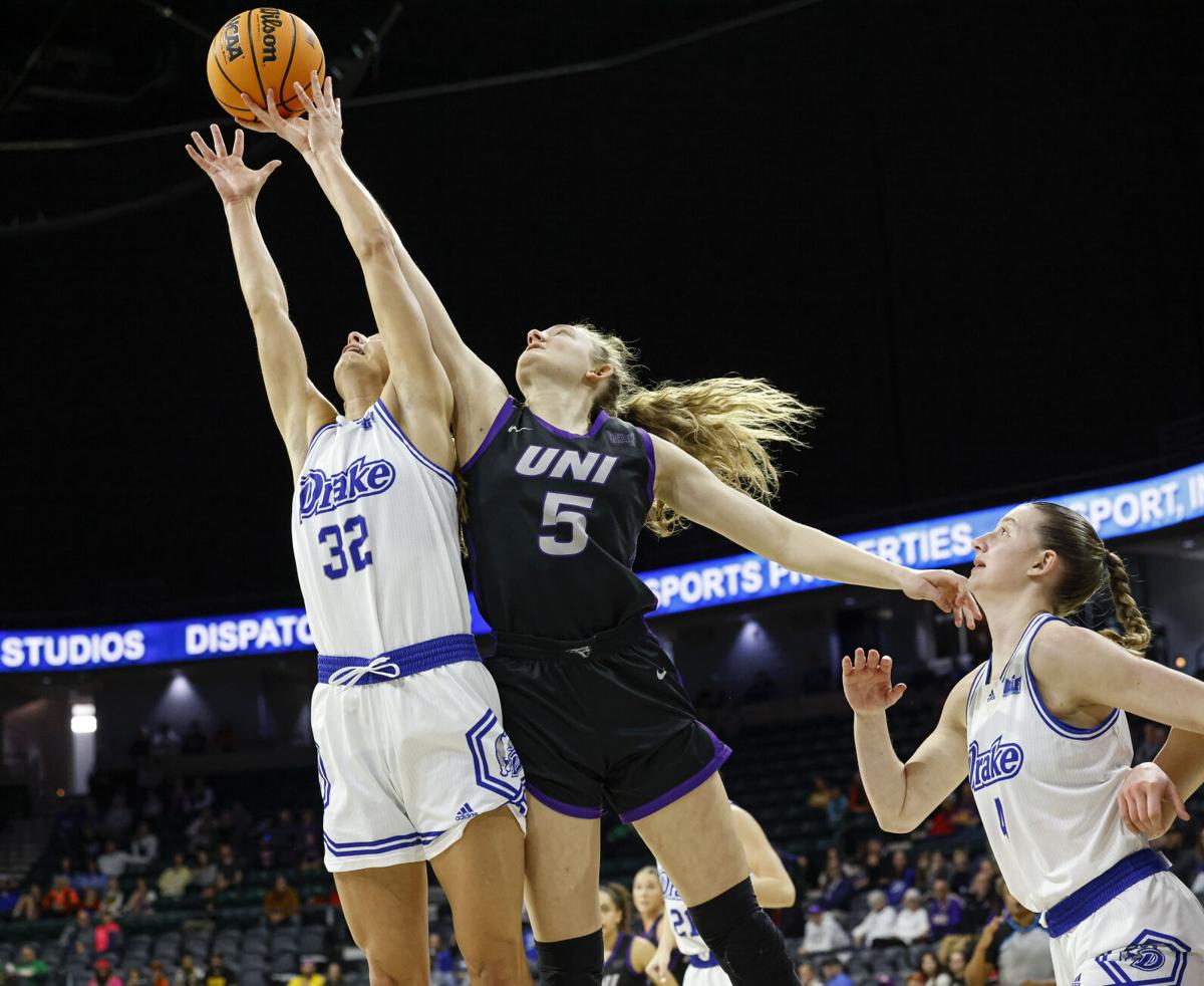 Photos: UNI women's basketball vs. Drake in MVC tournament semifinal ...