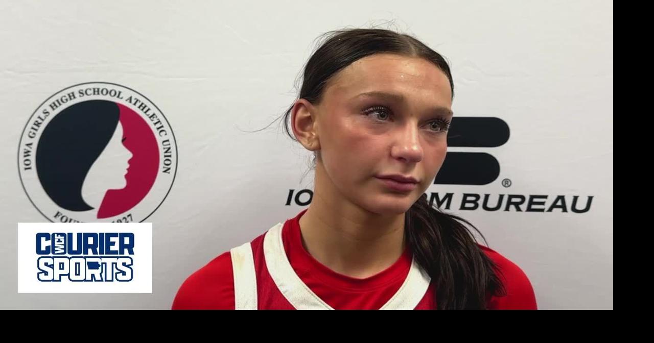Kylee Pexa of Dunkerton on loss to Bishop Garrigan