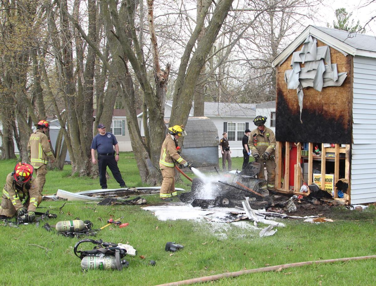 Man injured in lawn mower fire in Cedar Falls