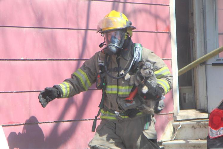 Waterloo Fire Rescue responds to downtown house fire