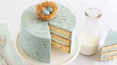 Celebrate Easter with Speckled Egg Malted Cake