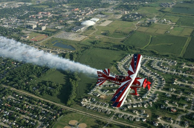 Pilot Mike Wiskus using his airplane to encourage kids