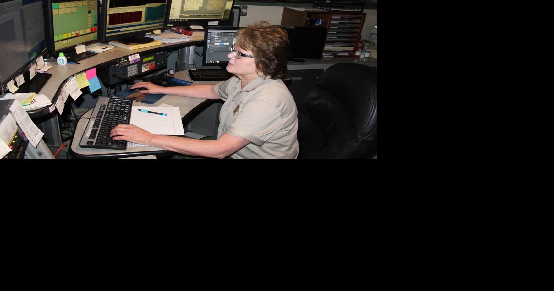 Mitchell County dispatcher honored for her service