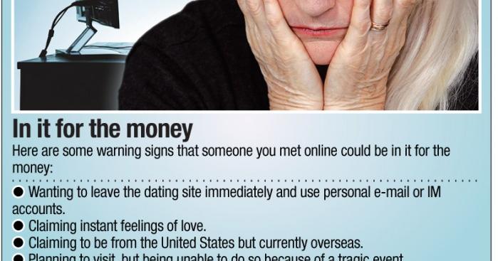 Web scammers fleecing people looking for love