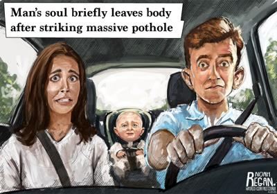 Noah Regan cartoon for April 23