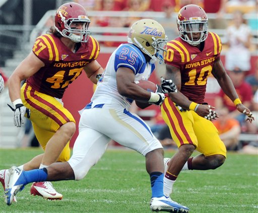 Iowa-ISU rivalry spills onto campus in Ames