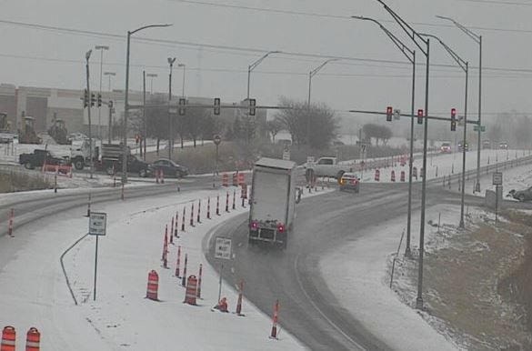 Record snowfall already for Waterloo as snow, sleet keeps falling Wednesday