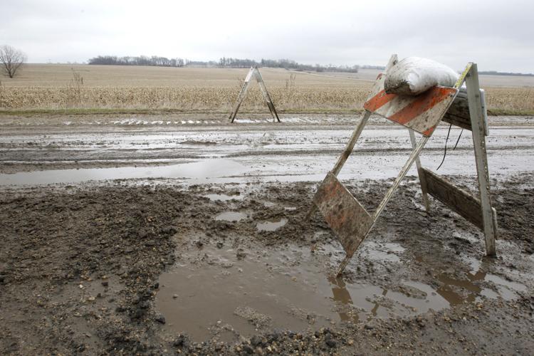 Frost boils weaken Black Hawk County gravel roads