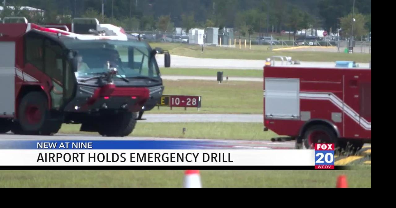 Montgomery airport tests emergency readiness with full-scale drill ...