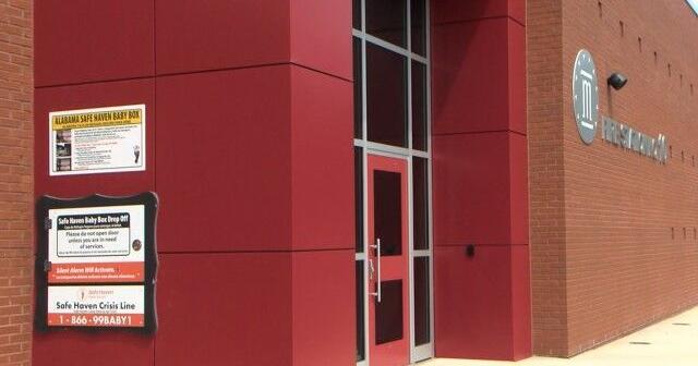Newborn safely surrendered in Montgomery's first baby box | News | wcov.com
