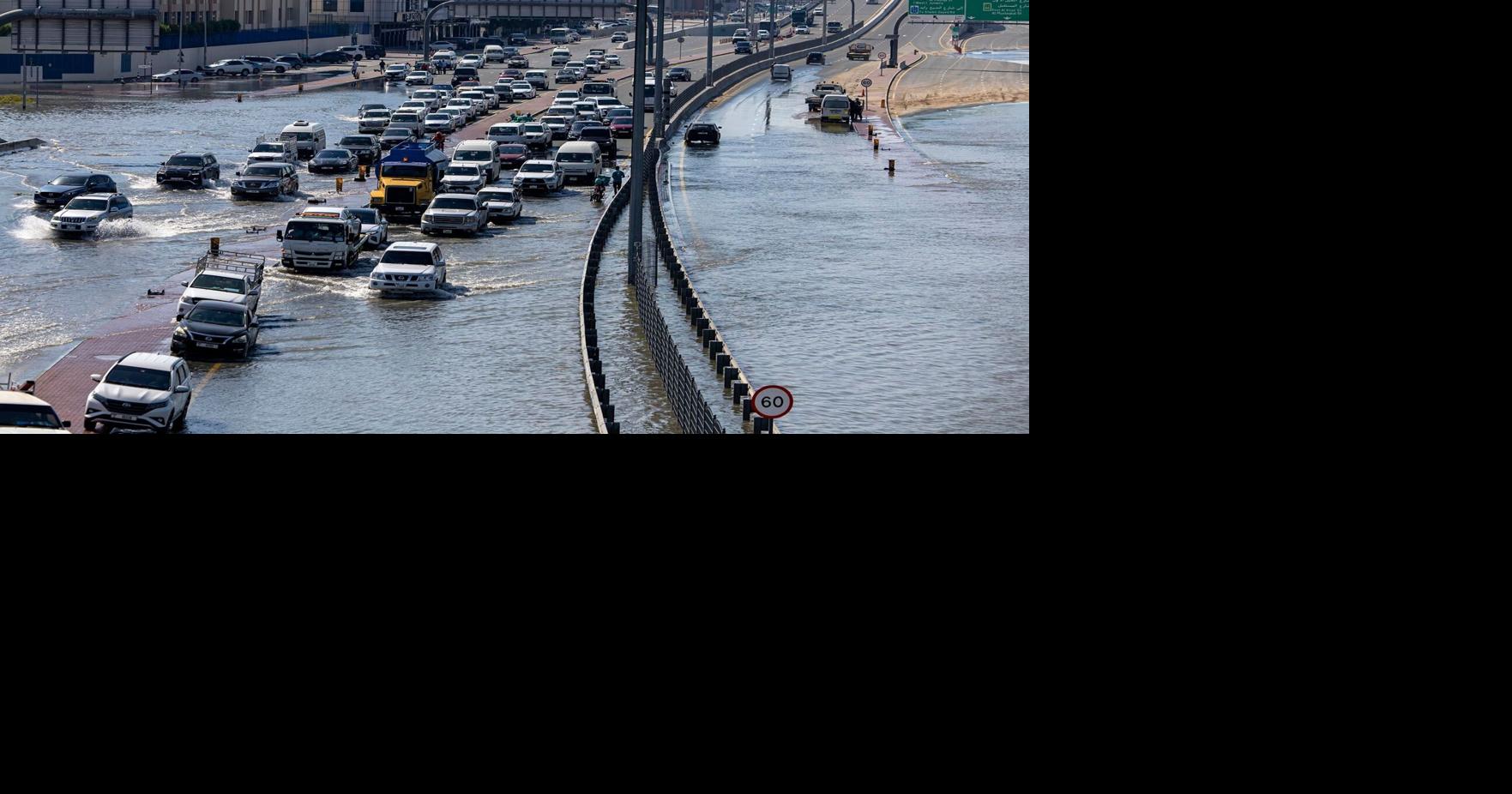 Before and after: See Dubai flooding from space | Weather | wcov.com