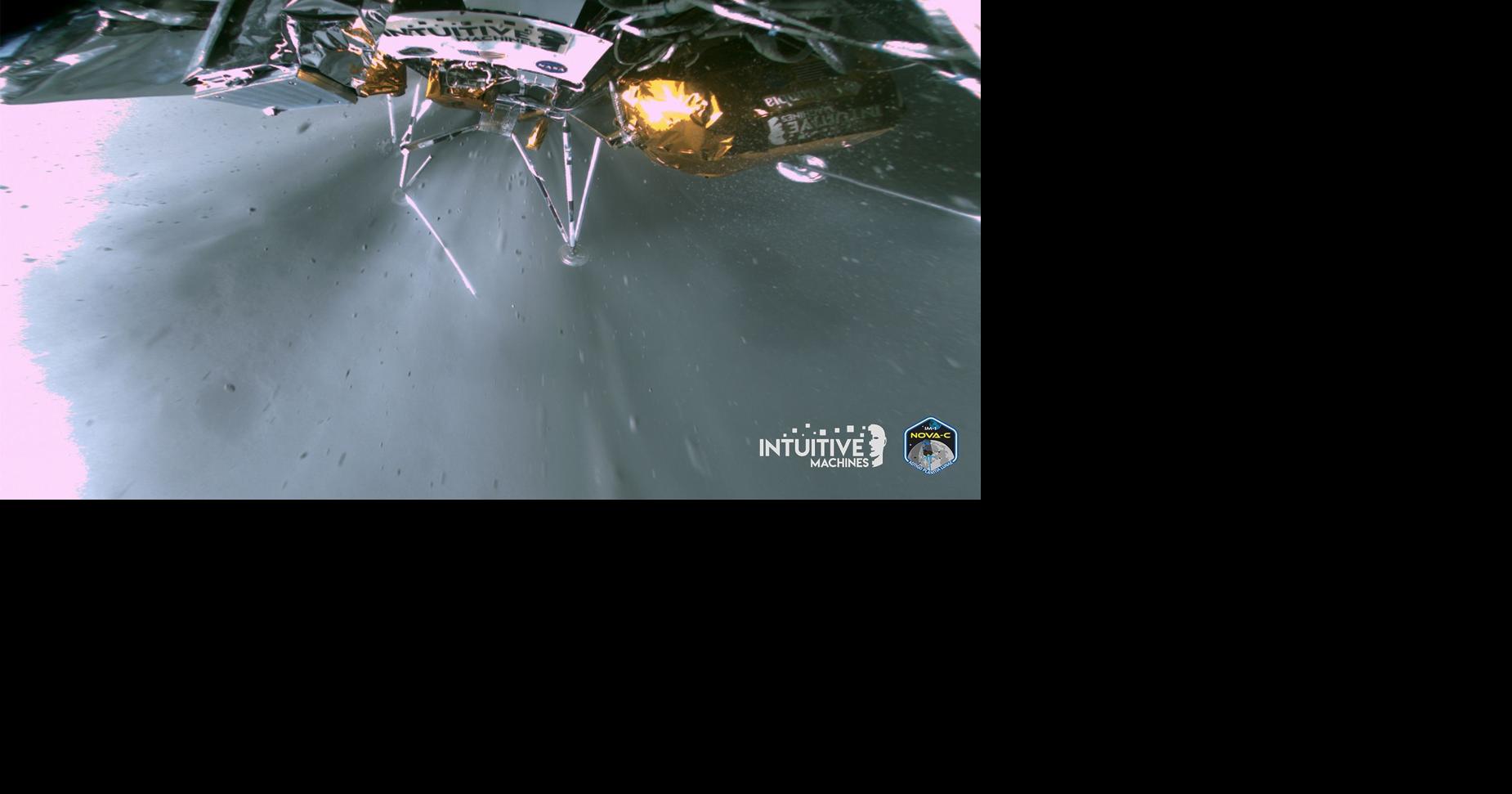 New images share unprecedented view of how Odysseus spacecraft landed on the moon | World News ...