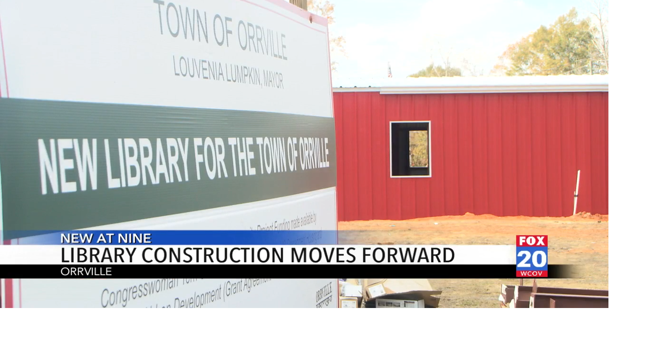 Construction begins on long-awaited library in Orrville | News | wcov.com