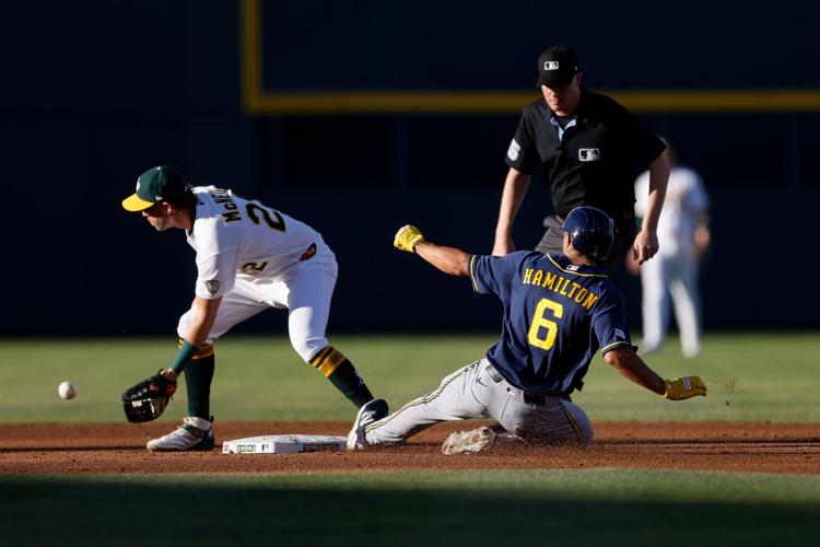 Cortes and Butler homer to rally A's to 4-3 win over the Brewers ...