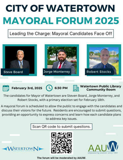 Mayoral forum scheduled for Feb. 3 | Local News | wdtimes.com