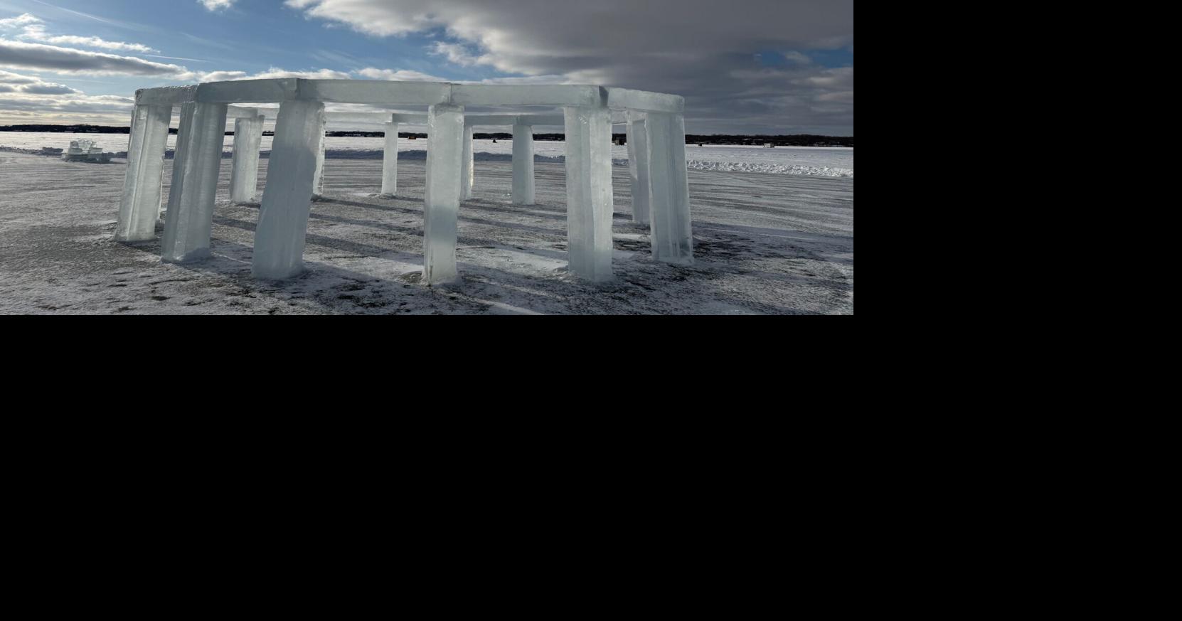 Ice builders create Ice Henge in Lake Mills | Local News | wdtimes.com