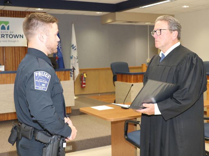 Geneman sworn in as new Watertown police officer | Local News | wdtimes.com