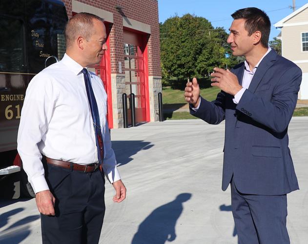 State Safety Secretary meets with Fire Chief, firefighters and ...
