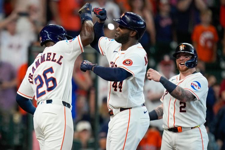 Yordan Alvarez hits a grand slam for AL-leading 22nd homer as Astros ...