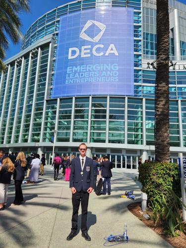 Dylan Morgan competes at DECA conference in California | Local News ...