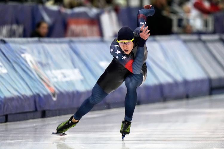 Zach Stoppelmoor wins the 500 at the Olympic speedskating trials ...