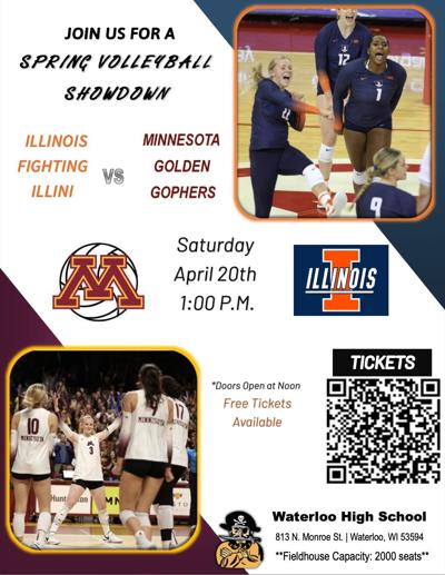 Mosher, Illini to face Gophers in spring volleyball match at Waterloo ...