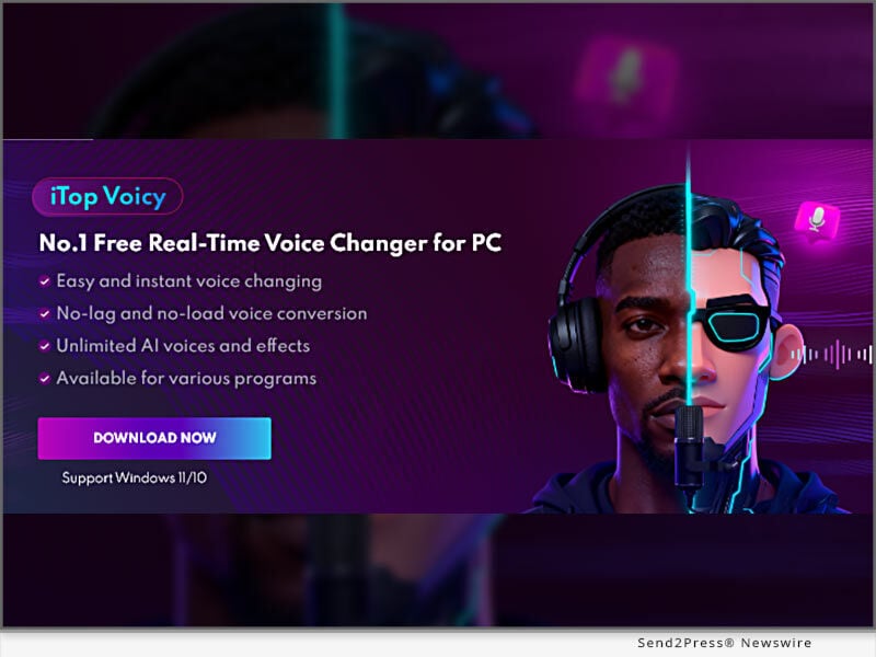 iTop Launches iTop Voicy: Free Real-Time AI Voice Changer for Windows PCs | National | wdtimes.com