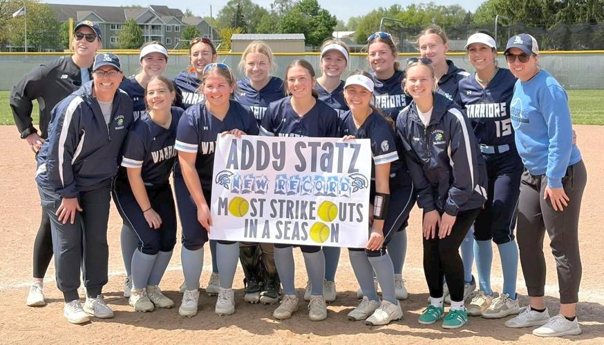 Softball: Statz breaks single-season strikeout mark as Lakeside wins ...