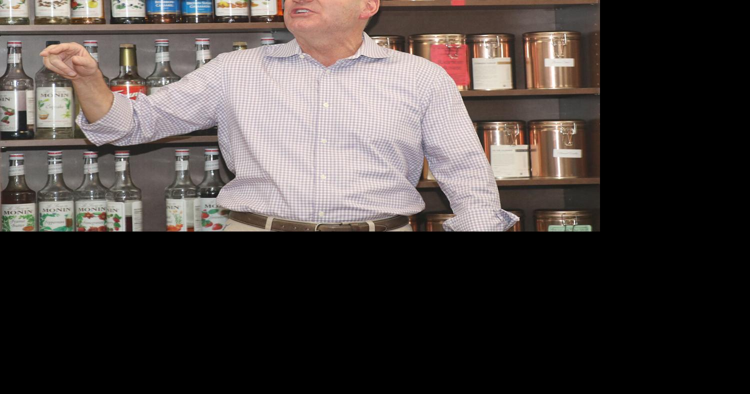 Governor candidate Tim Michels stirs crowd at Watertown bookstore ...
