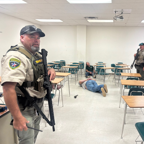 Multiple Palo Pinto law enforcement agencies stage active shooter drill ...