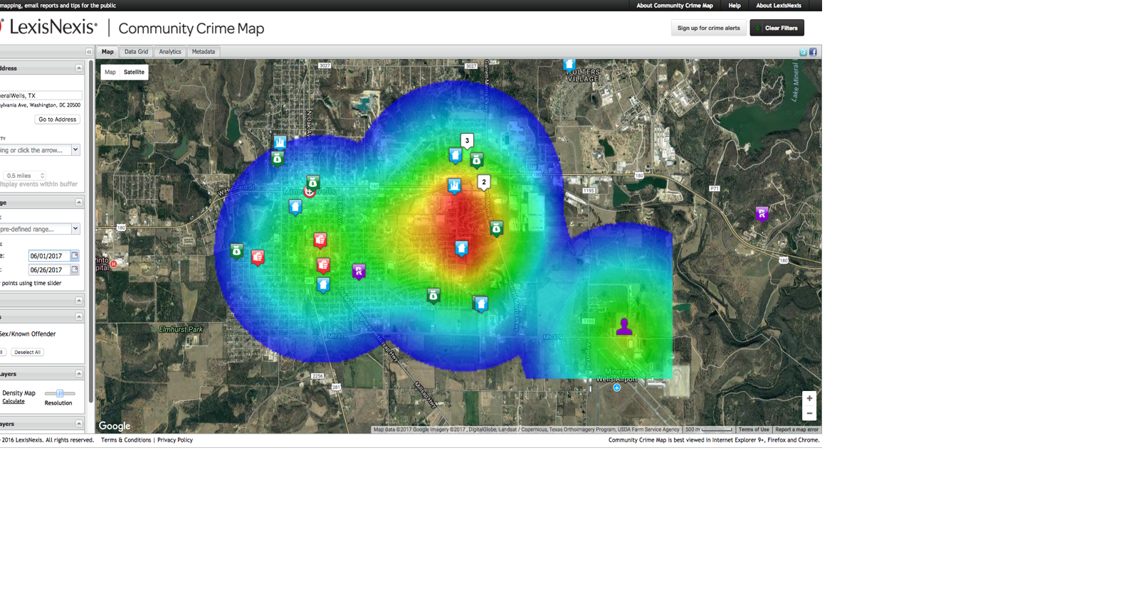 MAPPING CRIME: Police, citizens can use online map to see, analyze ...