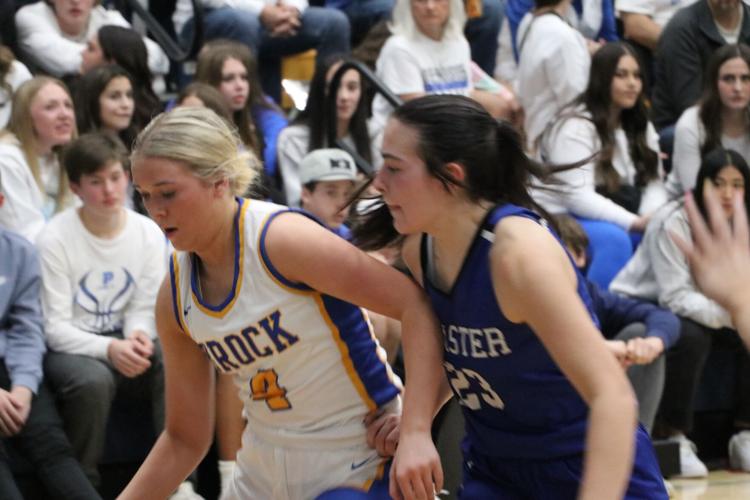 Peaster and Brock girls basketball face off for the district ...