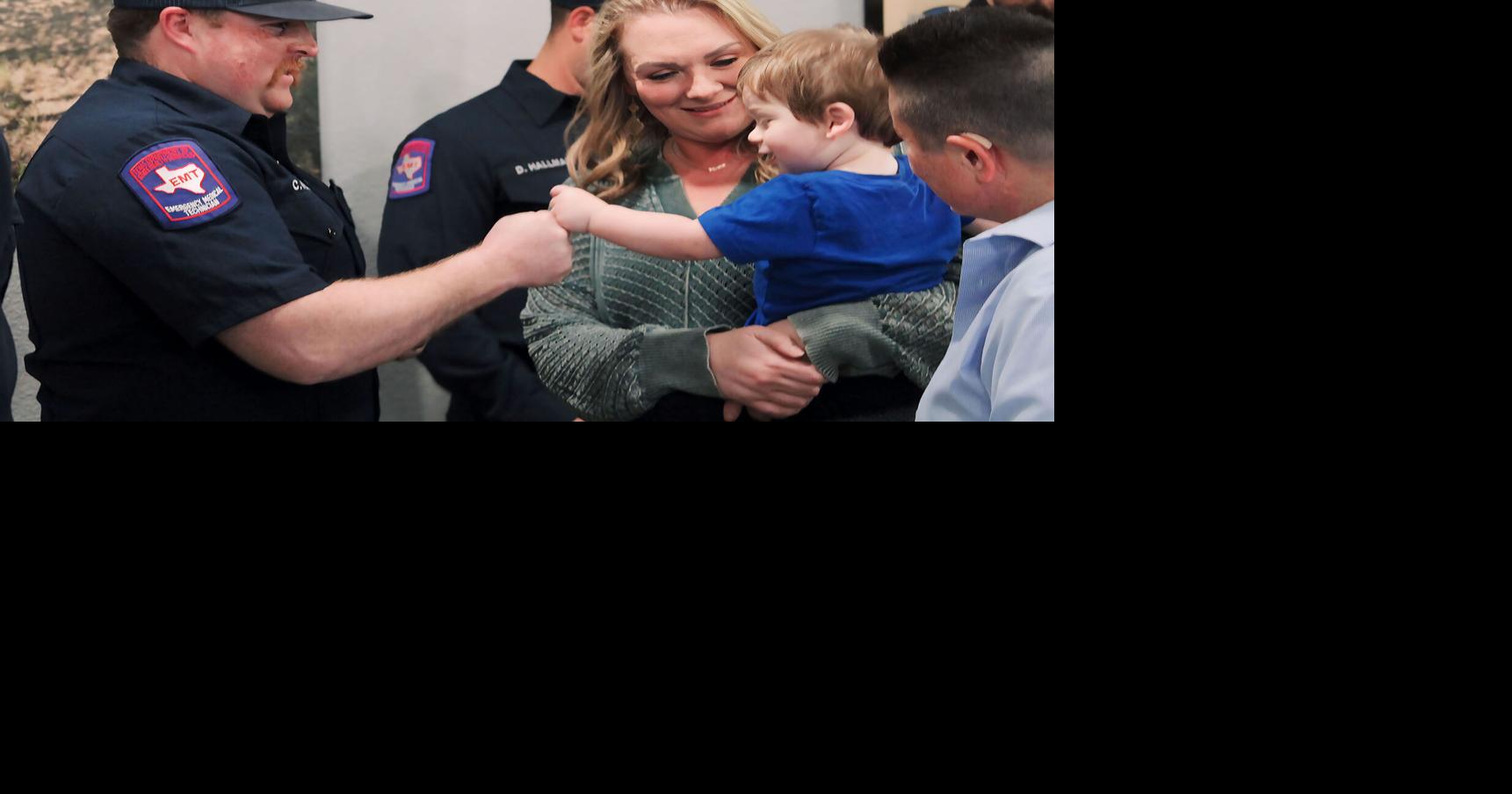 'Miracle boy': Family, first responders come together to celebrate ...