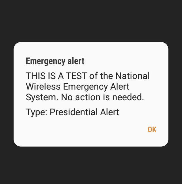 Presidential Alert test goes out nationwide; county, city discuss local ...