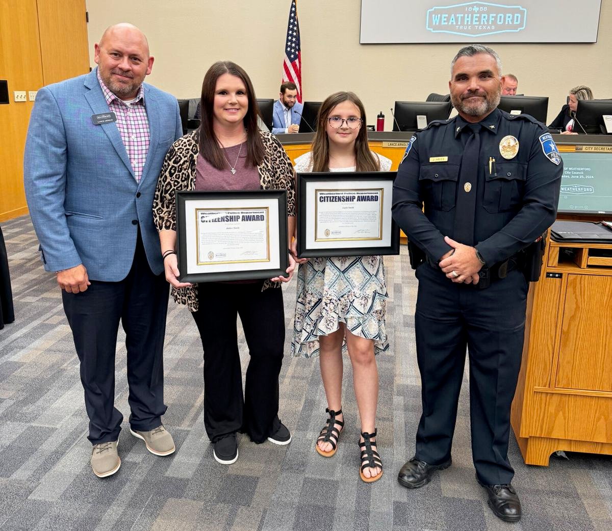 Mother, daughter recognized for assisting WPD in locating missing ...