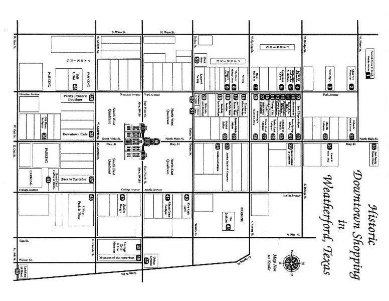 New map of downtown unveiled | Local News | weatherforddemocrat.com