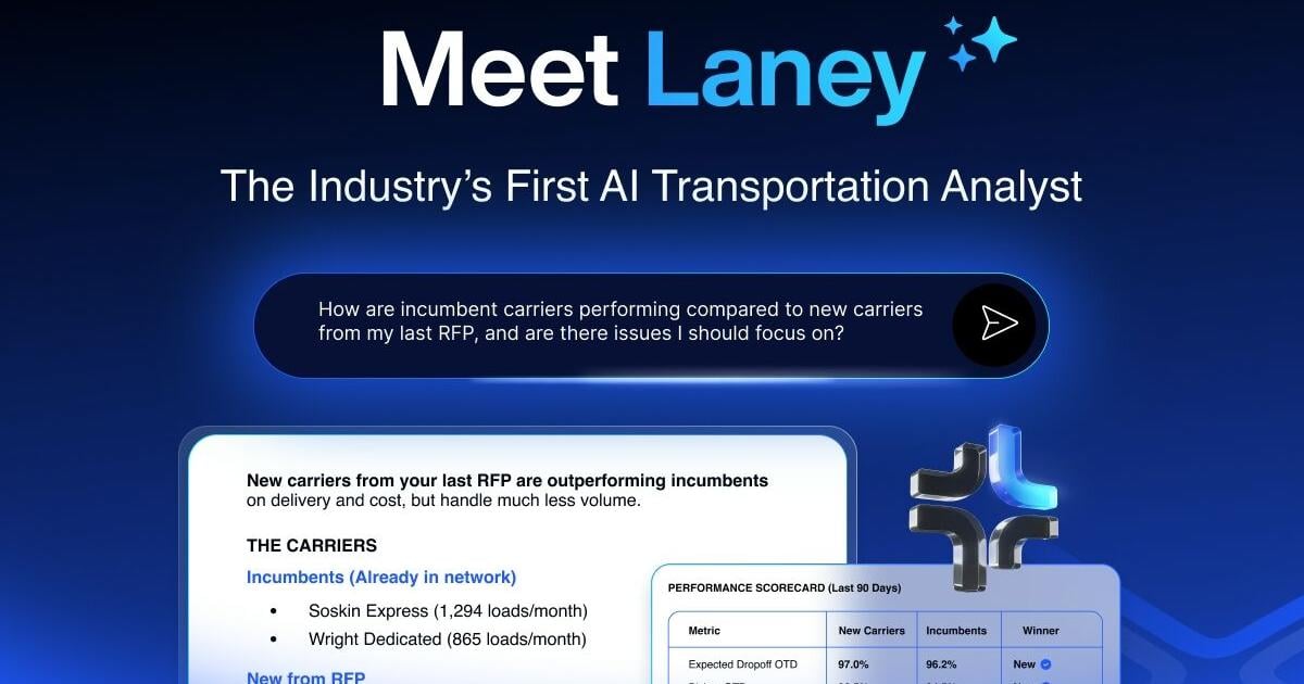GoodShip Launches Laney, the Industry's First AI Transportation Analyst ...