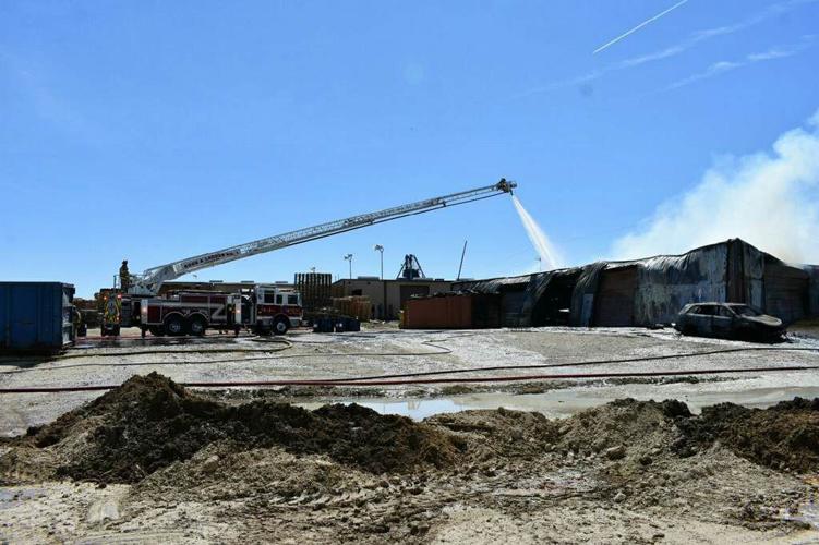 Multiple departments battle Grandview structure fire ...