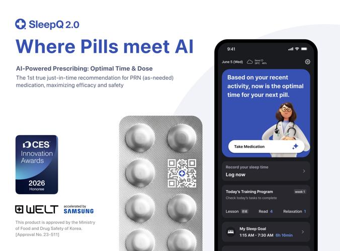 WELT Unveils the World's First "AI-Combo Drug" at CES 2026 | News ...