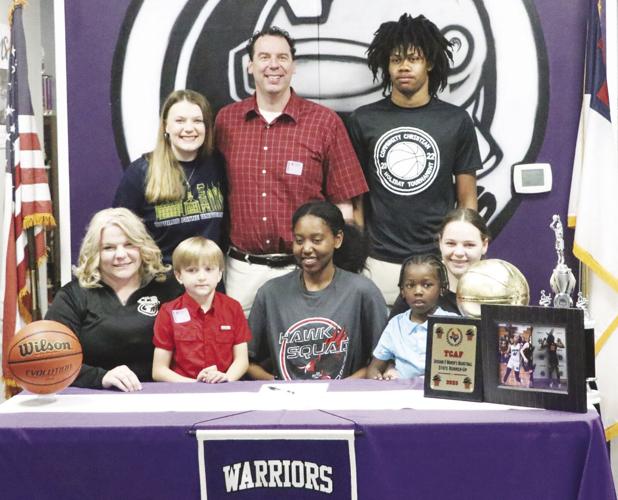 PHOTOS: Community Christian's Alysa Connelly and Kate Buchanan signing ...