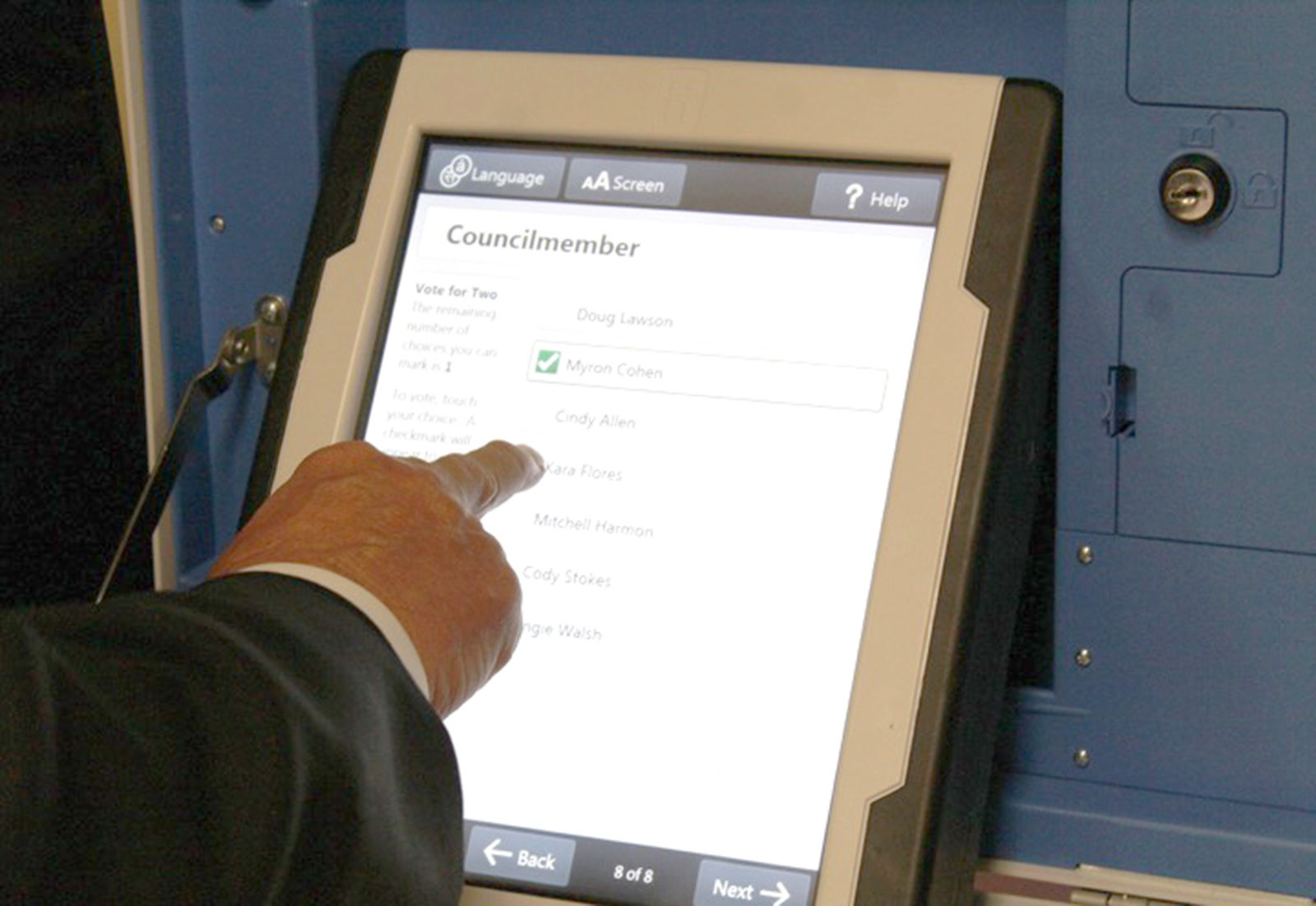 Some Texas counties replace touchscreen voting machines after Trump ...