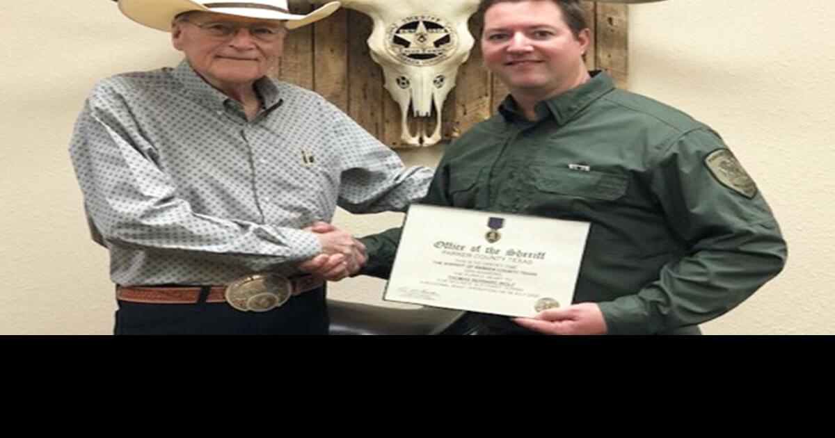 PCSO deputy awarded Purple Heart | News | weatherforddemocrat.com