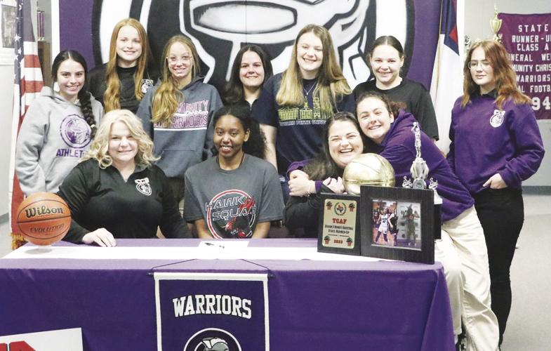 PHOTOS: Community Christian's Alysa Connelly and Kate Buchanan signing ...
