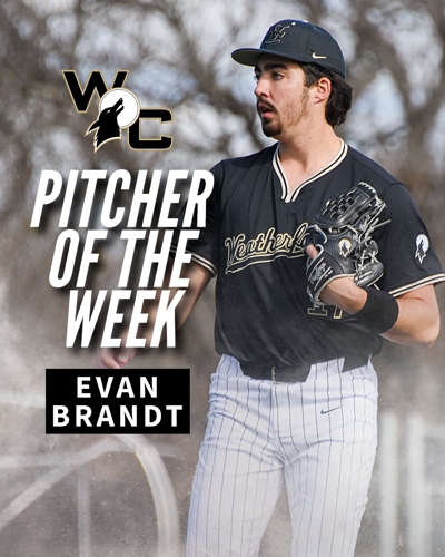 Brandt named NTJCAC Pitcher of the Week | Sports | weatherforddemocrat.com