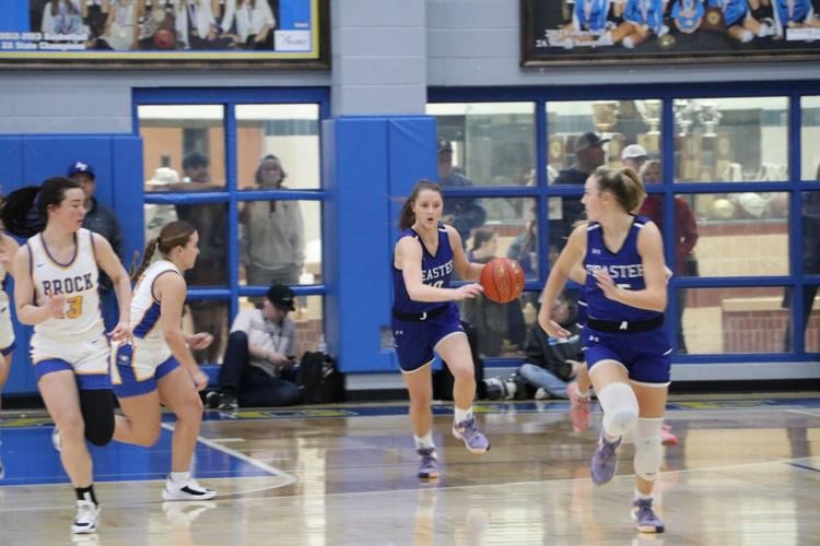 Peaster and Brock girls basketball face off for the district ...