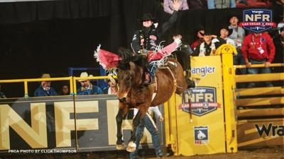 WNFR Round 8: Bareback rider Leighton Berry wins his second round at ...