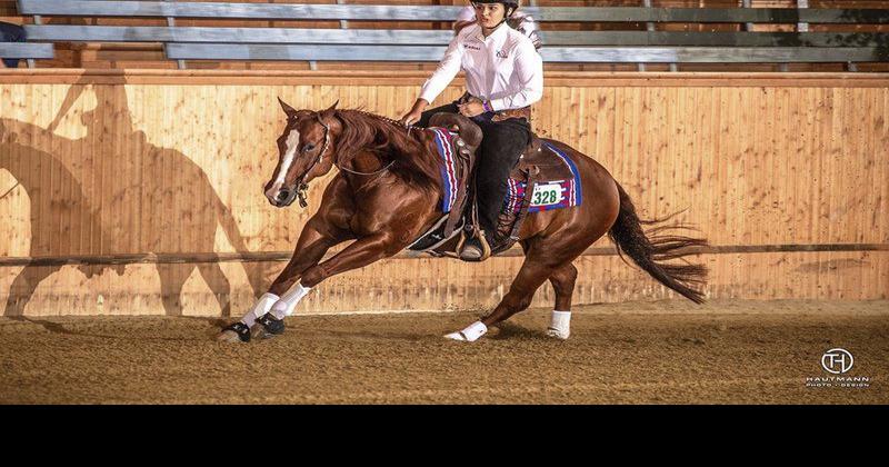 16-year-old helps teammates bring home the gold at world reining ...