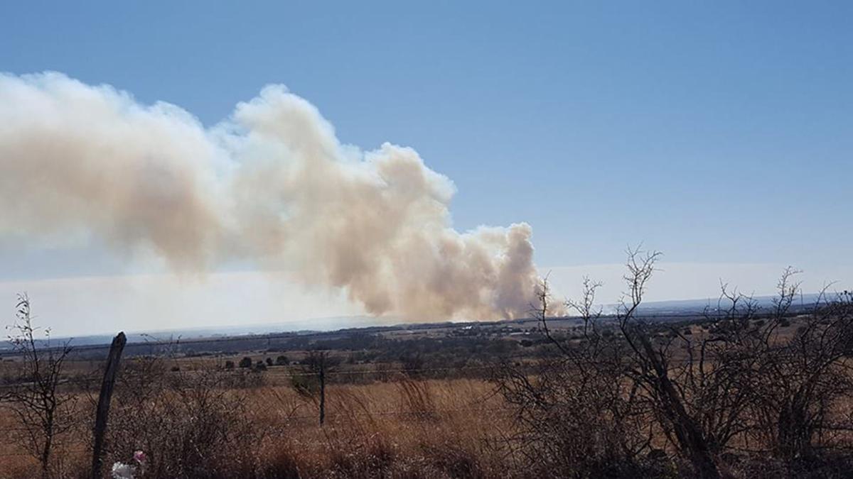 Grass fire nearly contained, firefighter injured | Local News ...